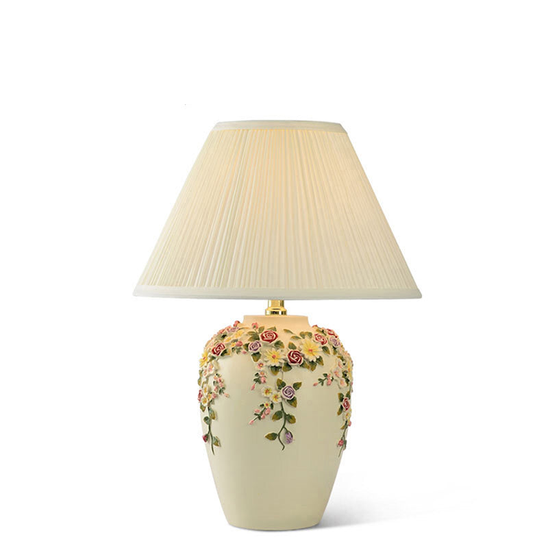 Floral Table Lamp – Glam and Cozy