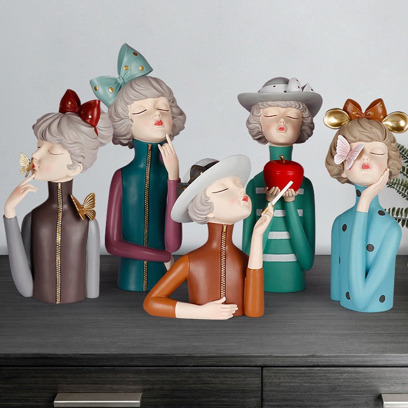 Classy Girl Statues – Glam and Cozy